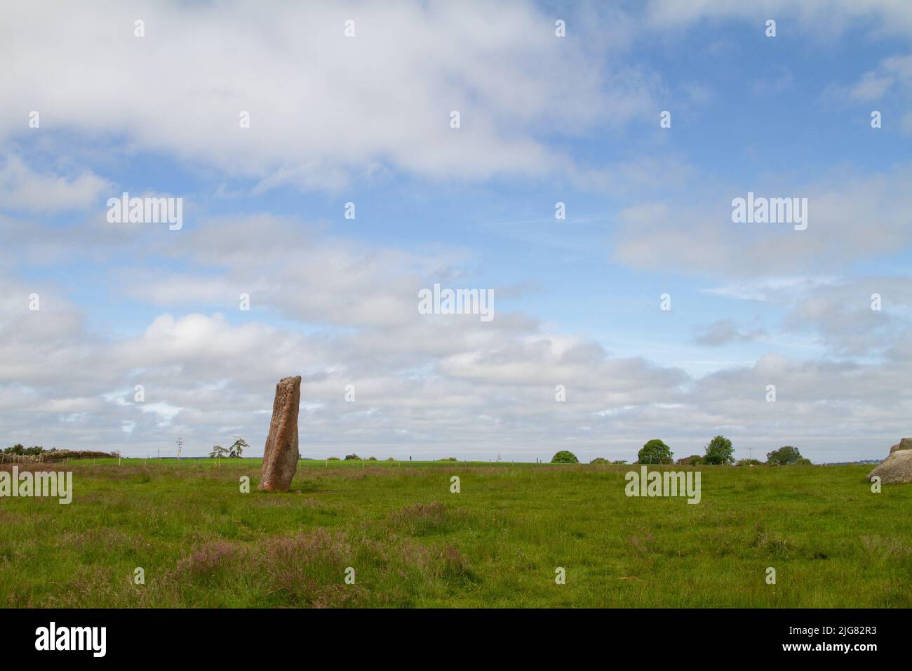 Long Meg and her Daughters, a neolithic stone circle in Cumbria Stock ...