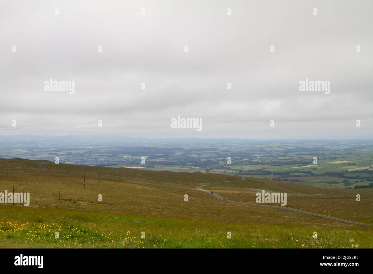 The Eden Valley, Cumbria, from the Hartside Pass Stock Photo - Alamy
