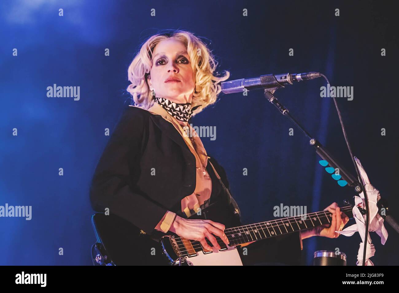 Madrid, Spain. 08th July, 2022. Annie Clark better known as St Vincent ...