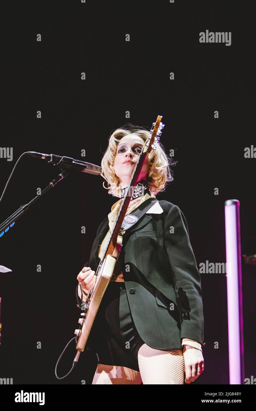 Madrid, Spain. 08th July, 2022. Annie Clark better known as St Vincent ...