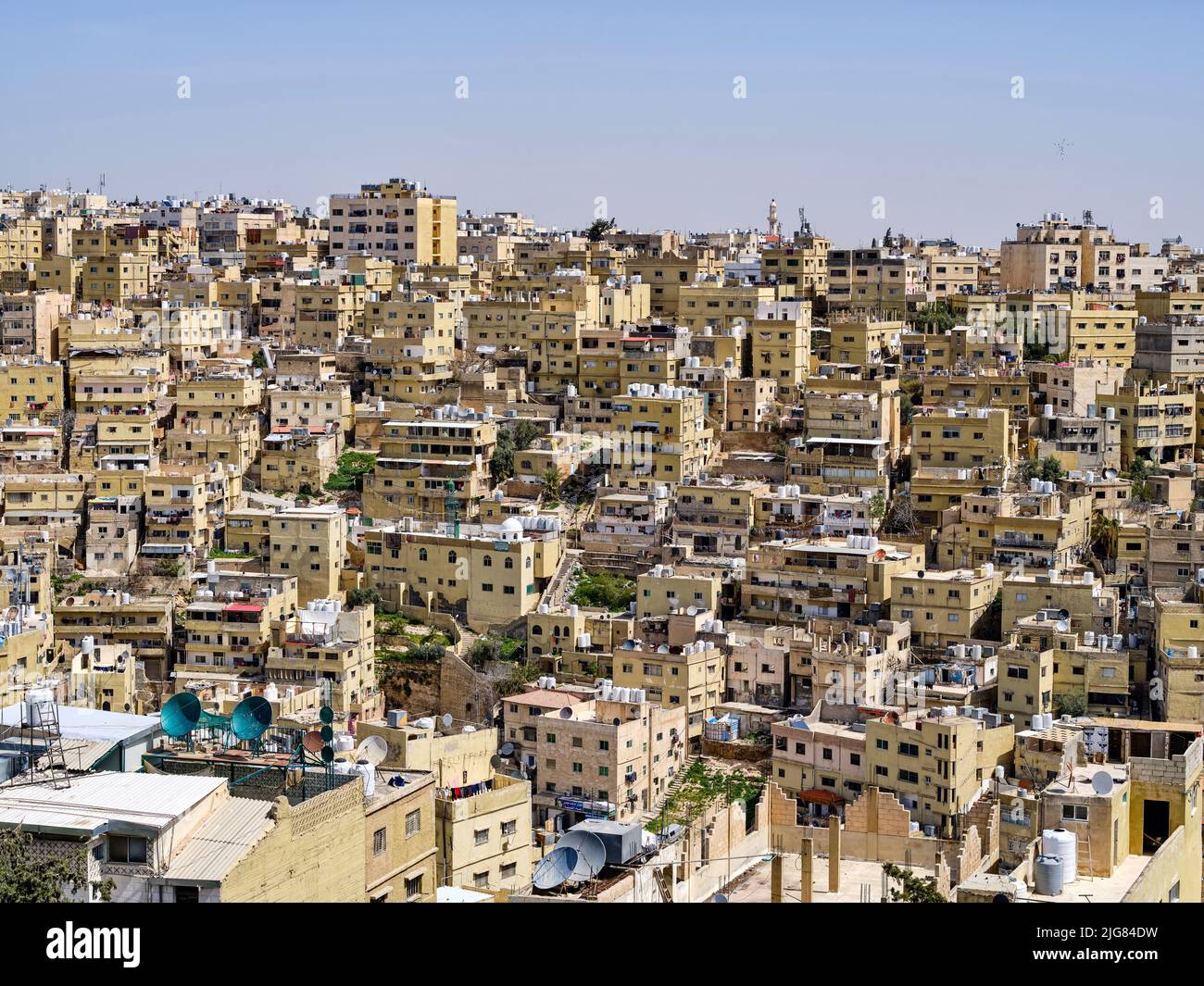 On the citadel hill in the ancient district of Jordan Stock Photo - Alamy