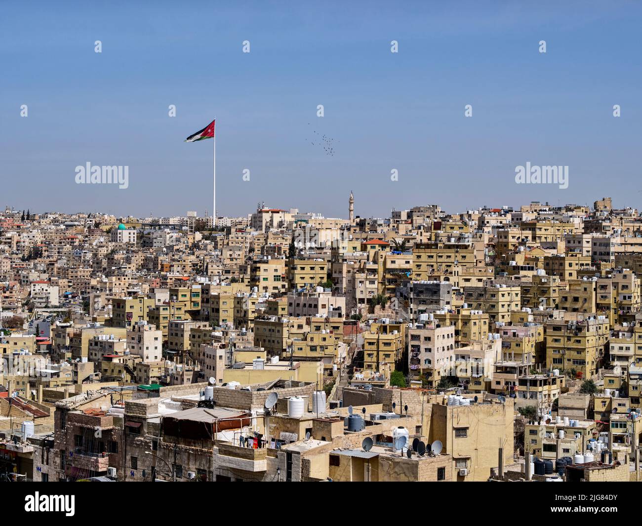 On the citadel hill in the ancient district of Jordan Stock Photo - Alamy