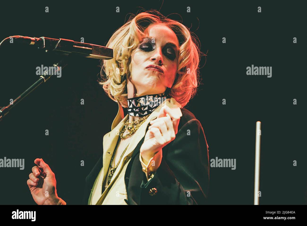 Annie Clark better known as St Vincent performs on stage at MadCool ...