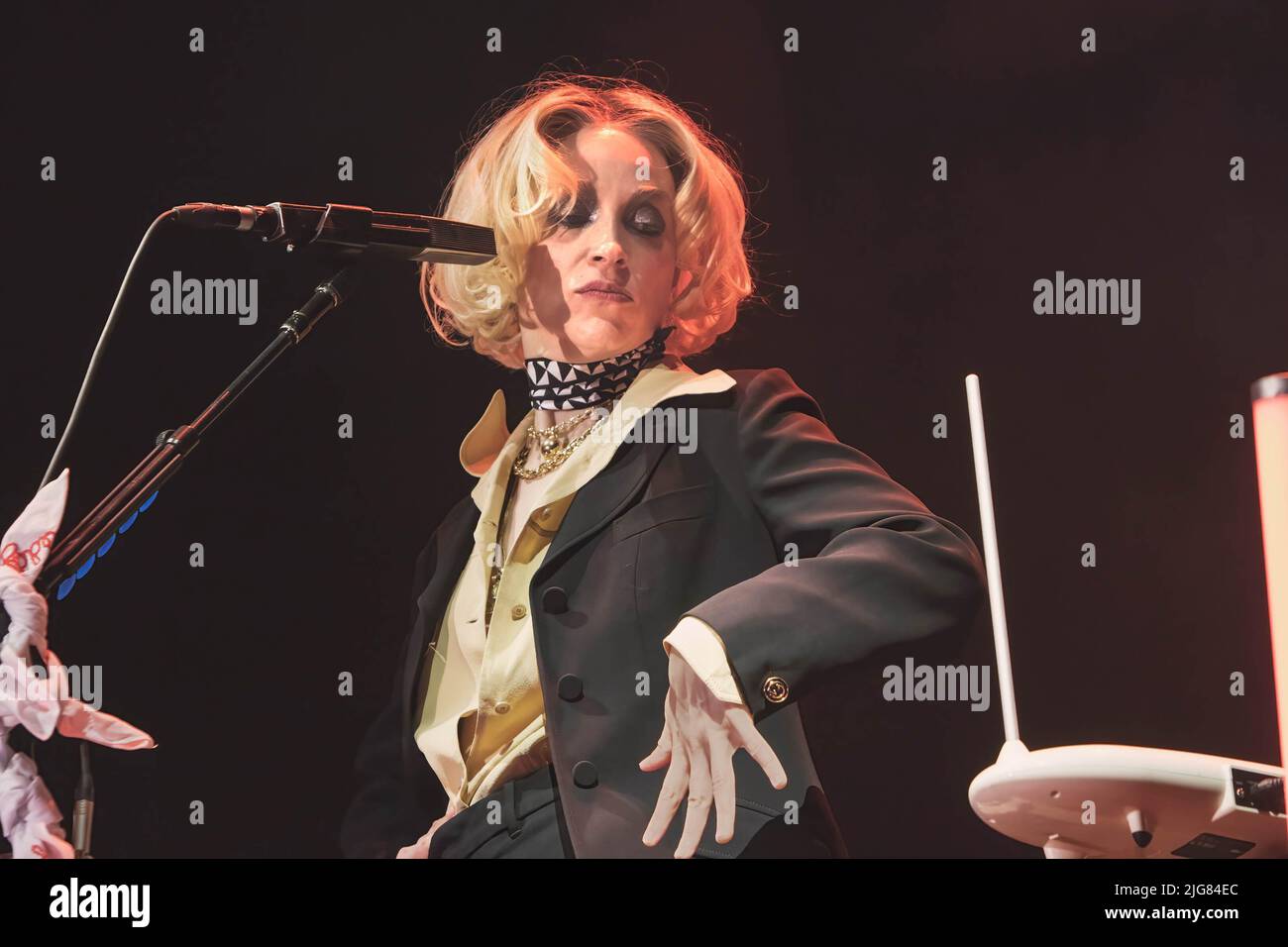 Annie Clark better known as St Vincent performs on stage at MadCool ...