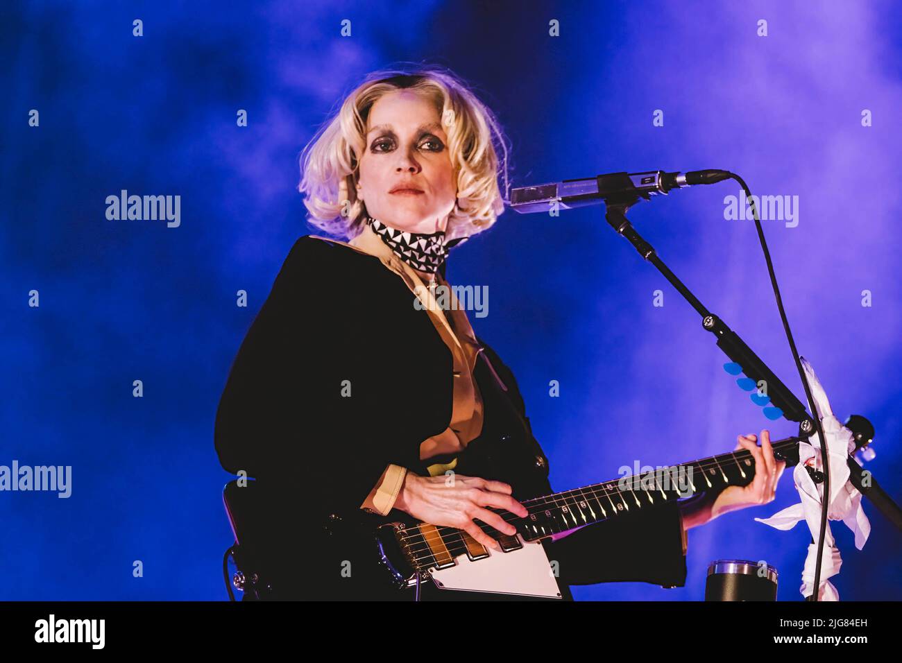 Annie Clark better known as St Vincent performs on stage at MadCool ...