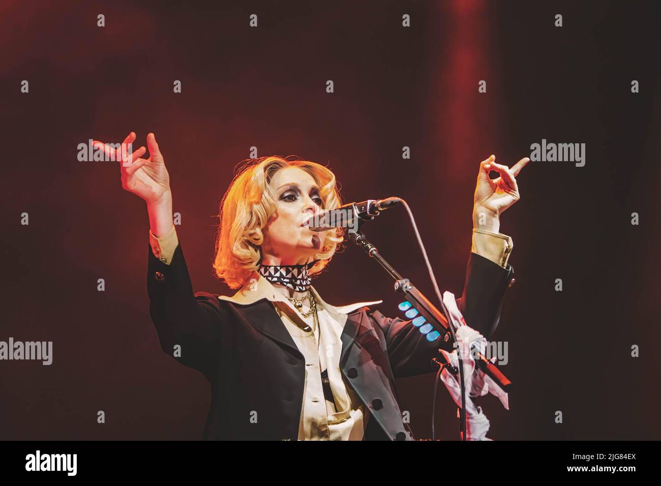 Annie Clark better known as St Vincent performs on stage at MadCool ...