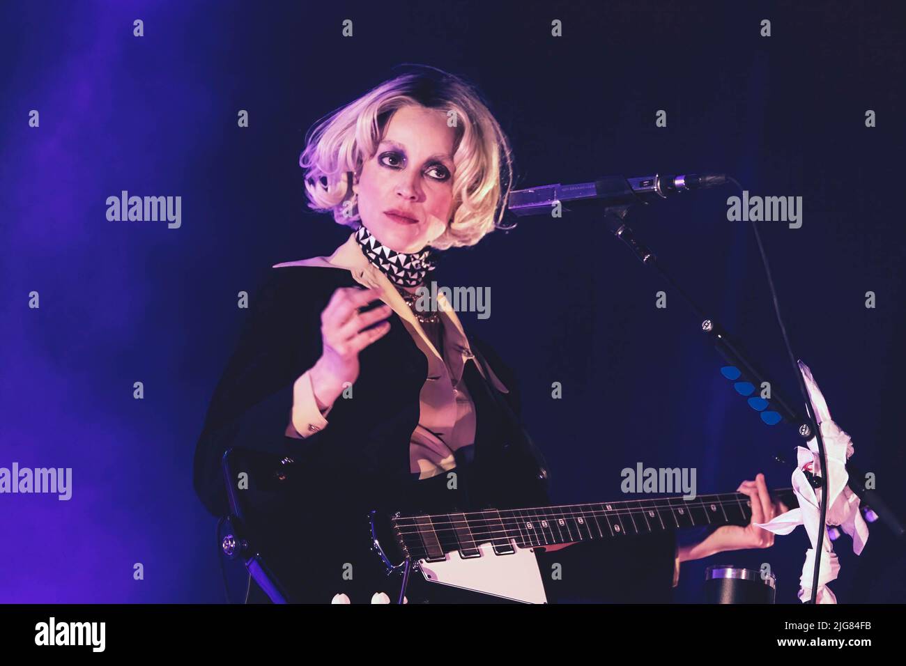 Annie Clark better known as St Vincent performs on stage at MadCool ...
