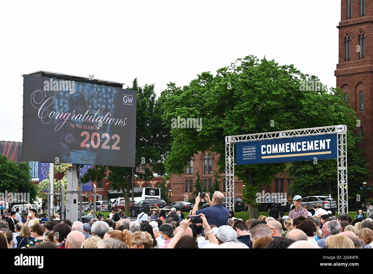 The george washington university washington dc hi-res stock photography ...