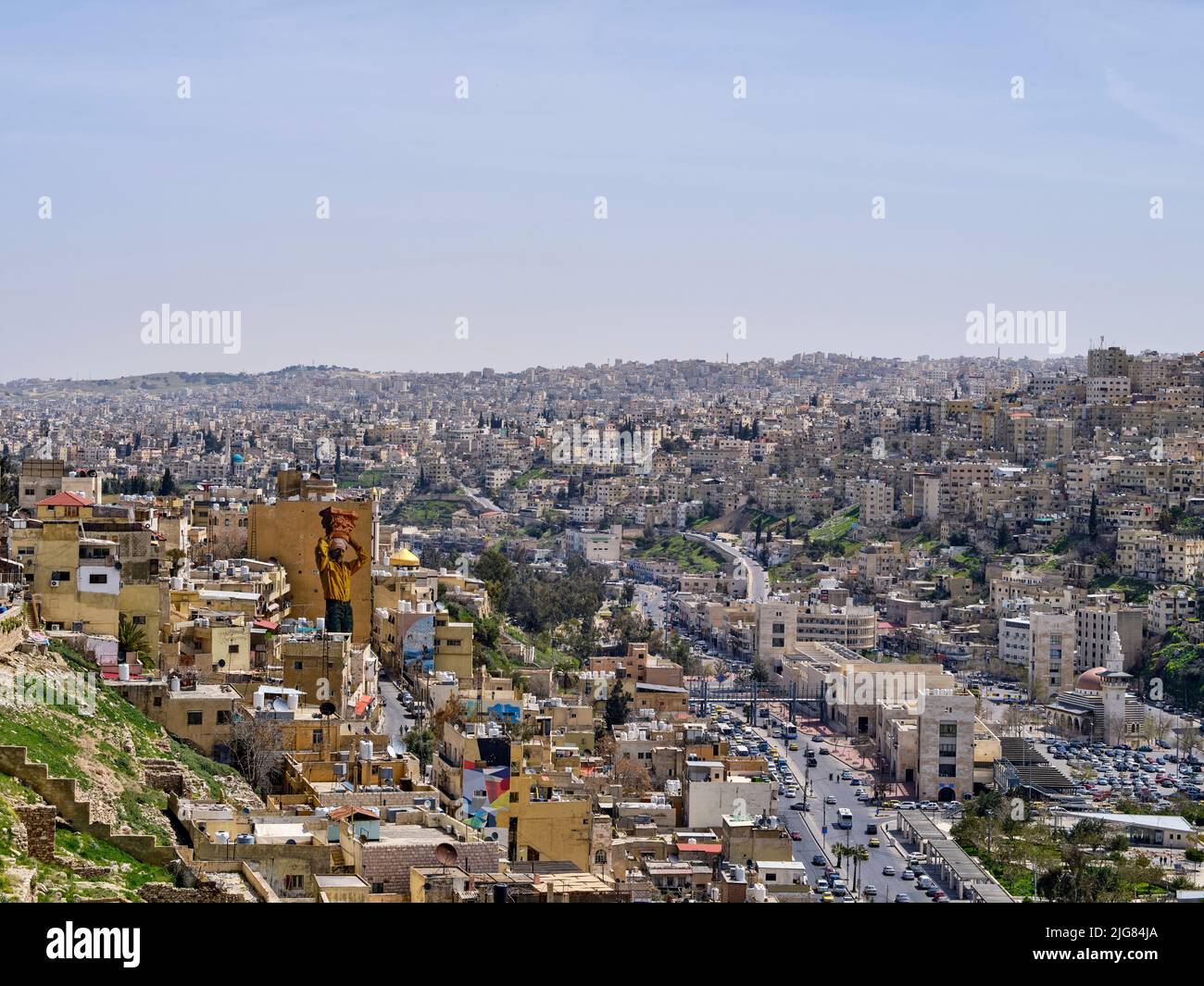 On the citadel hill in the ancient district of Jordan Stock Photo - Alamy