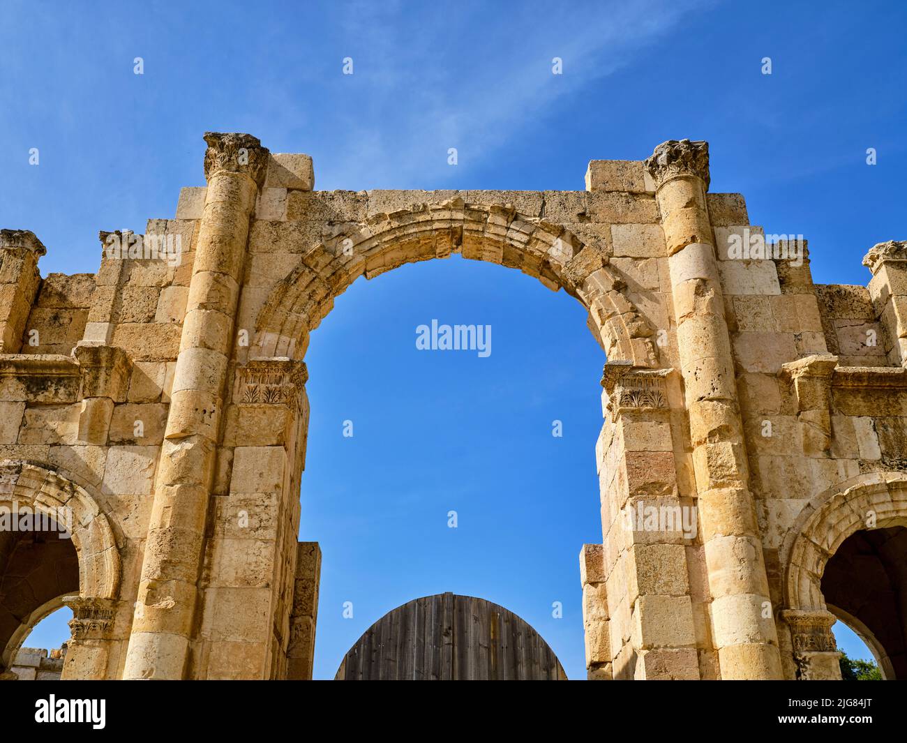 Roman excavations in Jerash, ancient Gerasa, Jordan Stock Photo - Alamy