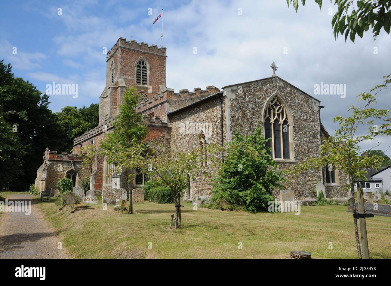 St Mary the Virgin Church, Steeple Bumpstead, Essex Stock Photo - Alamy