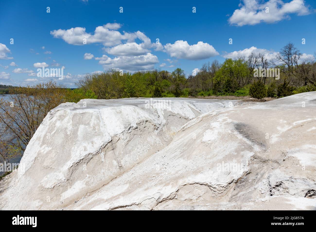 A beautiful shot of the White Cliffs of Conoy Nature preserve in ...