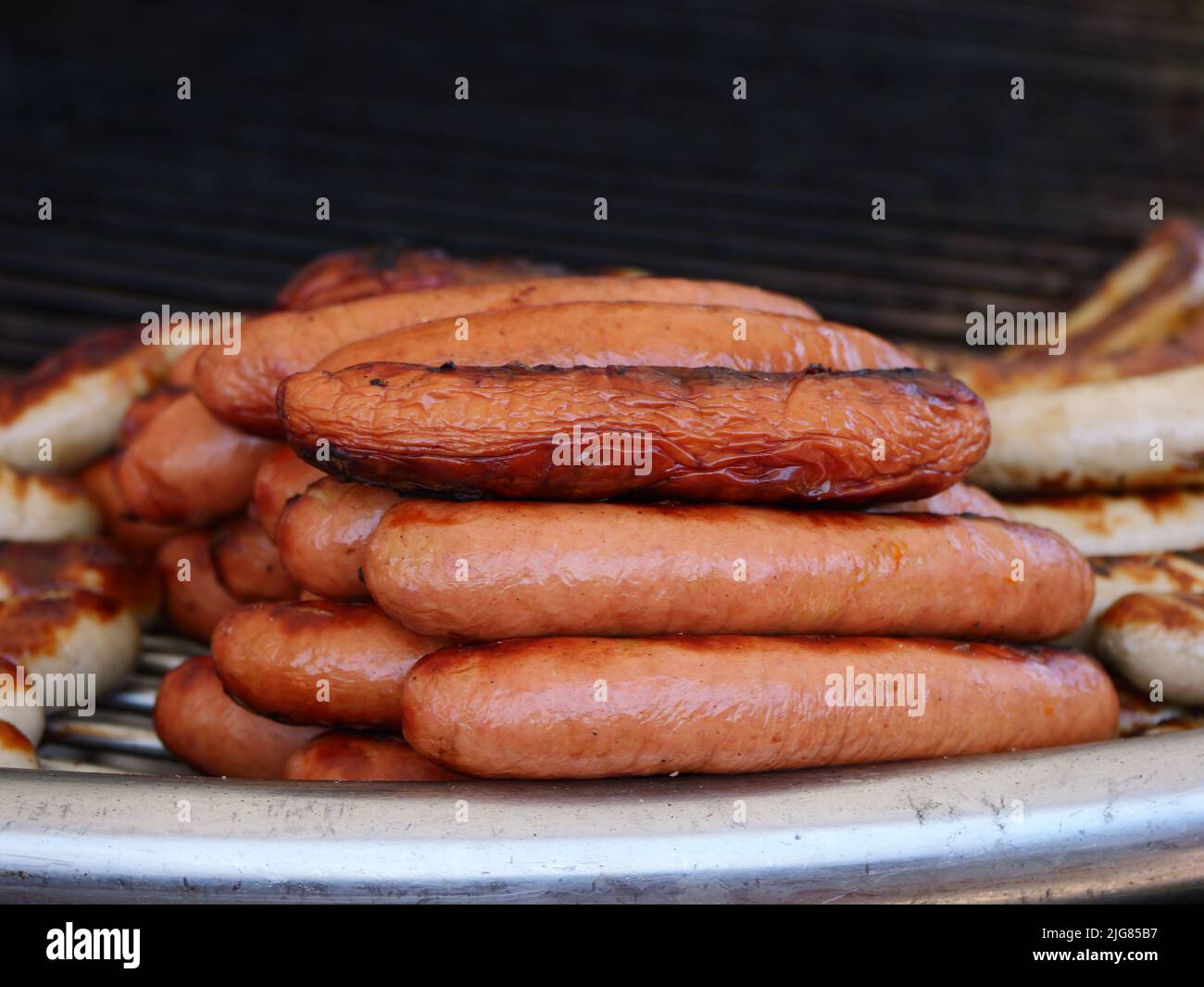Sausages stack hi-res stock photography and images - Alamy