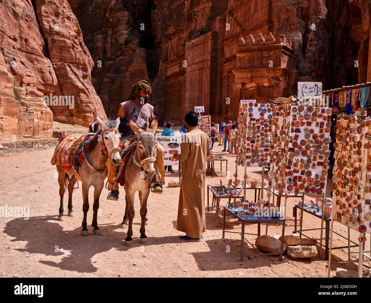 Petra, city of the Nabataeans, Jordan Stock Photo - Alamy