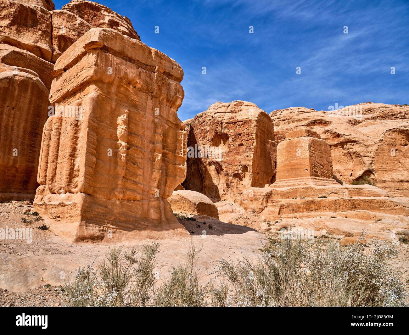Petra, city of the Nabataeans, Jordan Stock Photo - Alamy