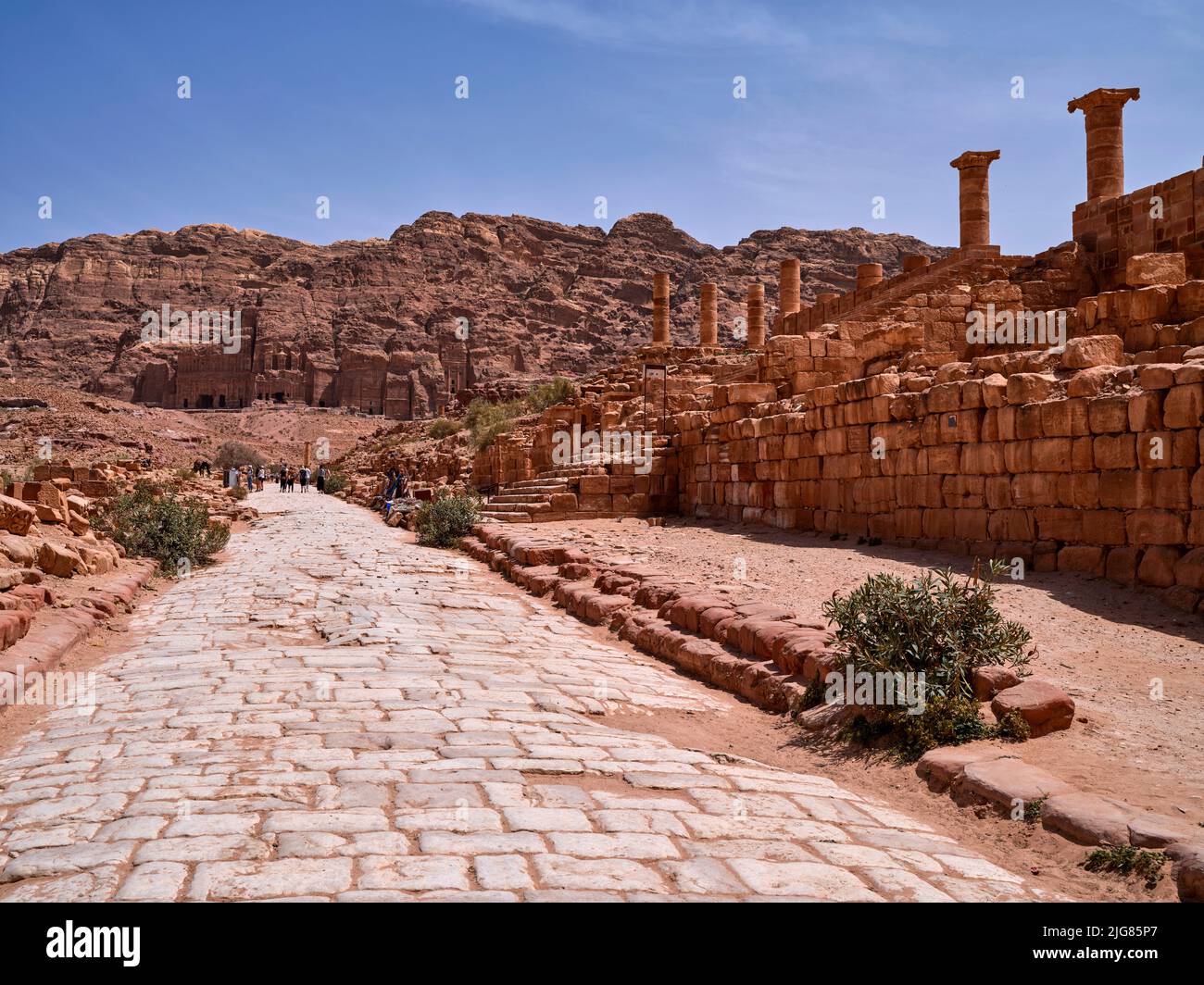Petra, city of the Nabataeans, Jordan Stock Photo - Alamy