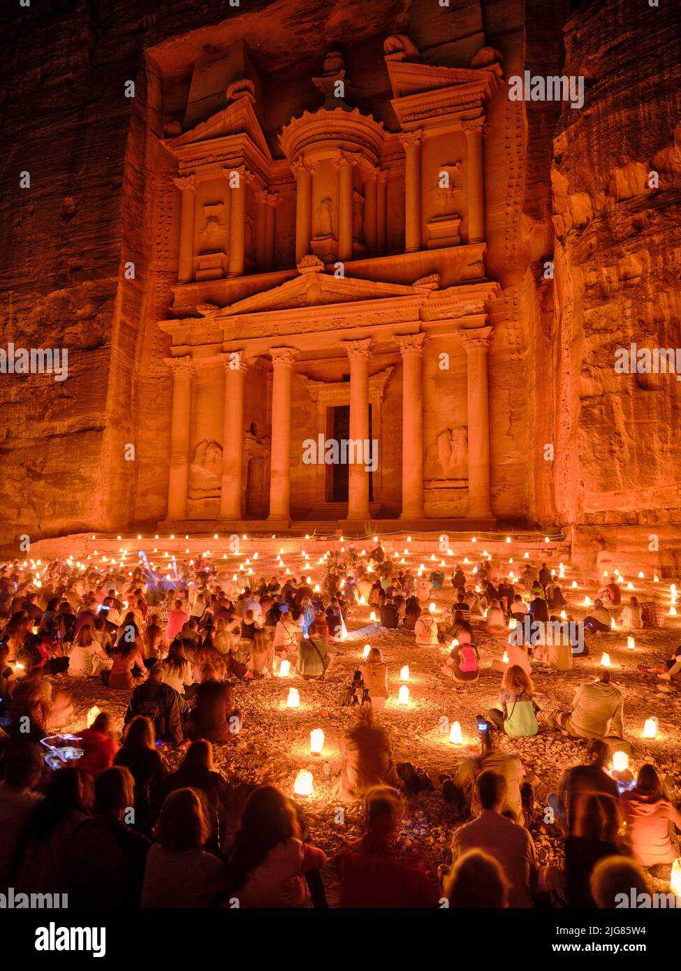 Petra jordan candles hi-res stock photography and images - Alamy