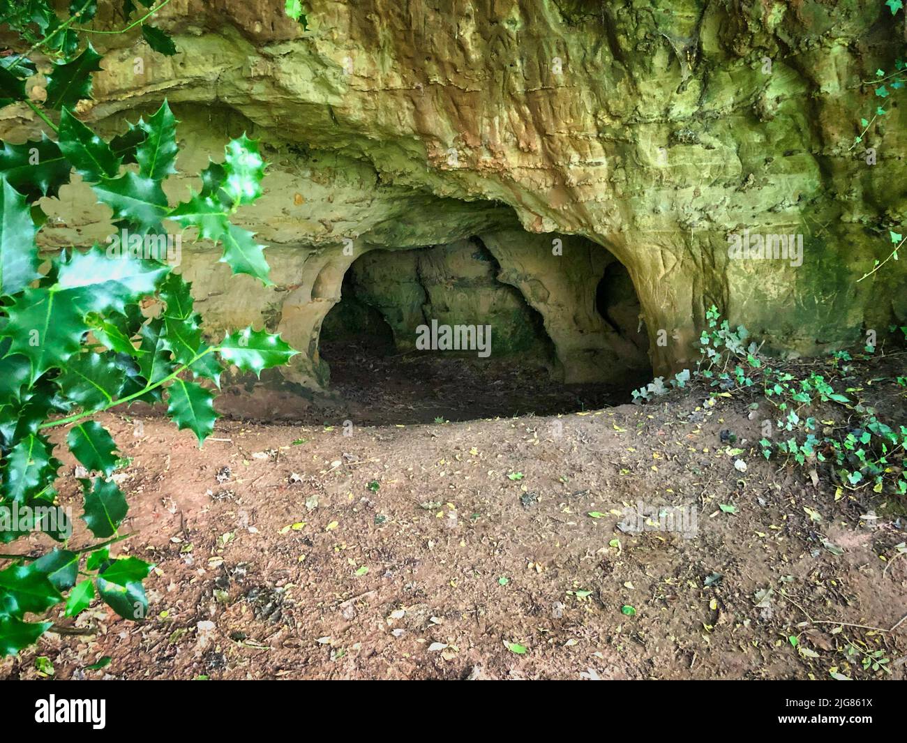 Pixie's Parlour Cave in Ottery St Mary, Devon Stock Photo - Alamy