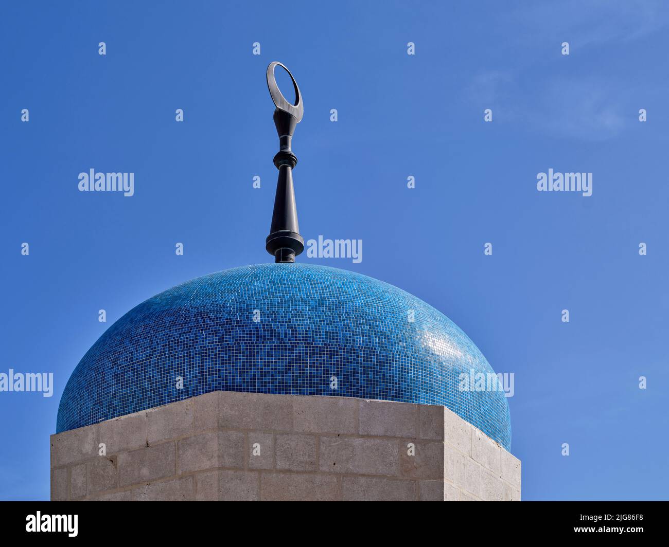 King Abdullah Mosque in Jordan Stock Photo - Alamy