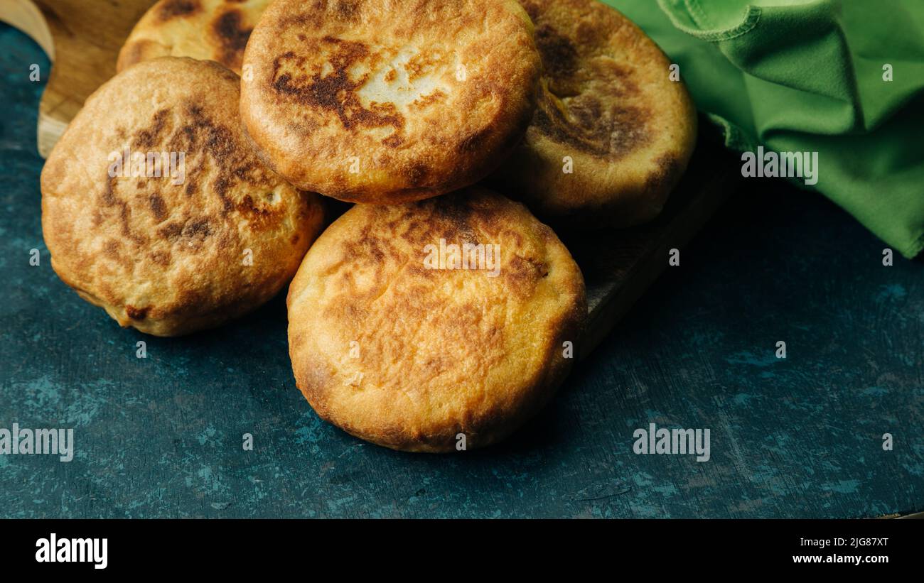 A serving of traditional Columbian arepa boyacense Stock Photo - Alamy