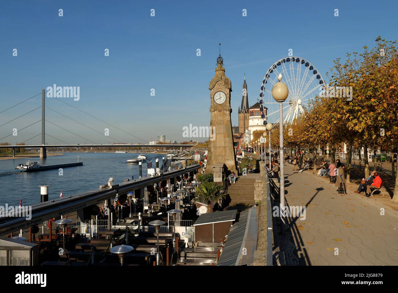 Clock tower dusseldorf hi-res stock photography and images - Alamy