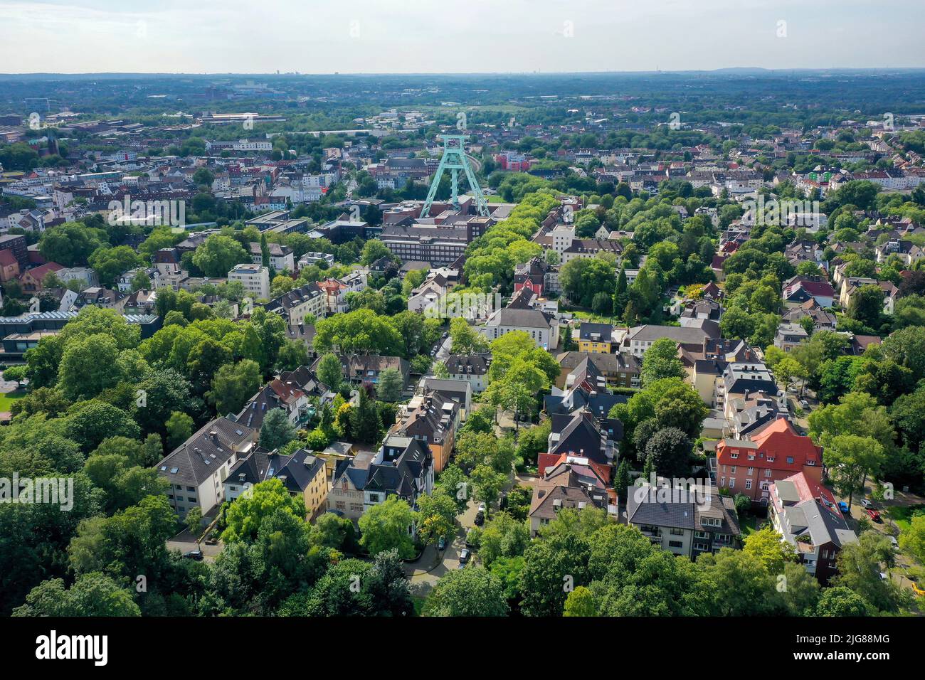 City overview with mining museum hi-res stock photography and images ...