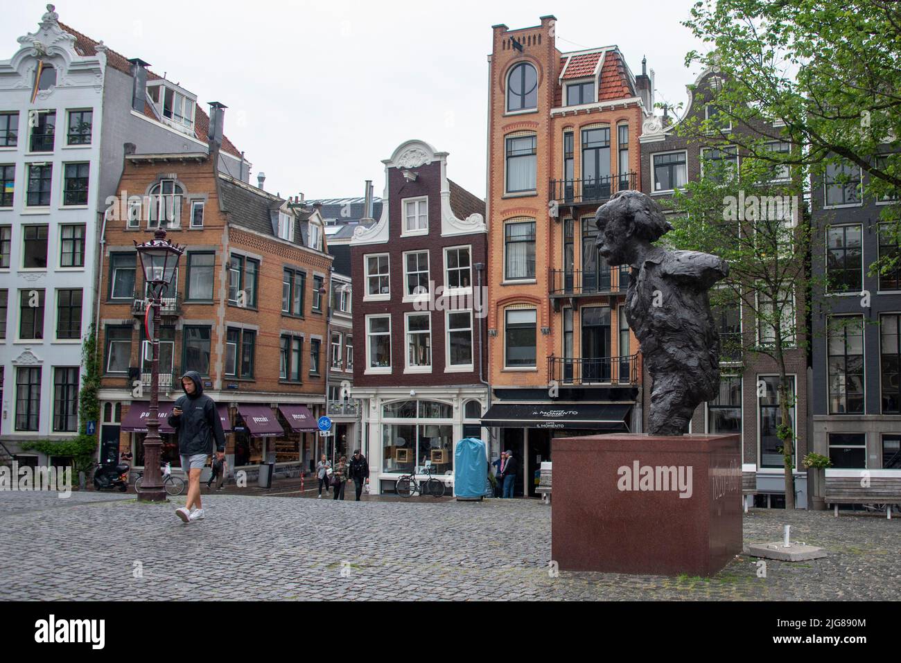 Multatuli statue amsterdam holland hi-res stock photography and images ...