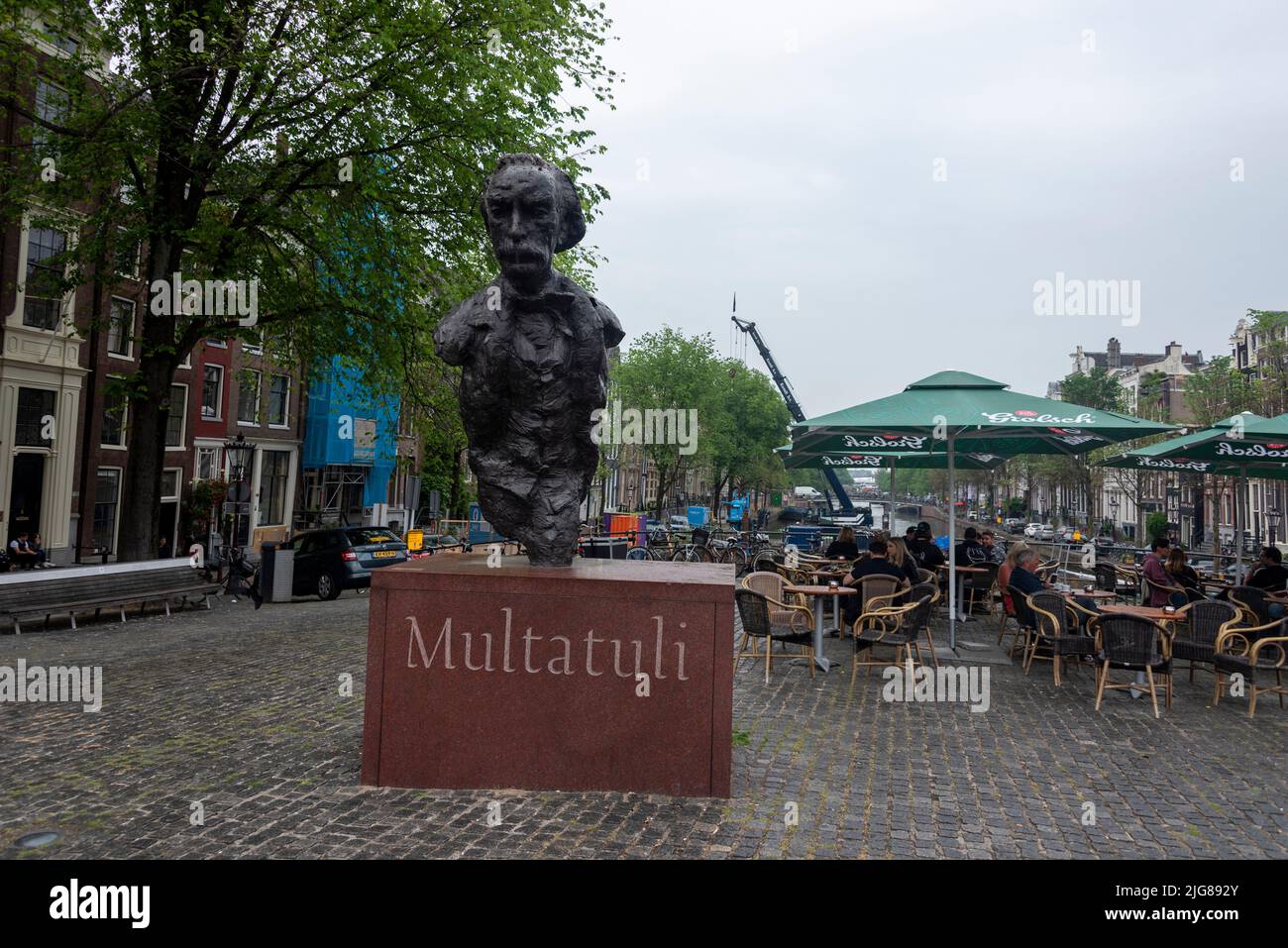 Multatuli statue amsterdam holland hi-res stock photography and images ...