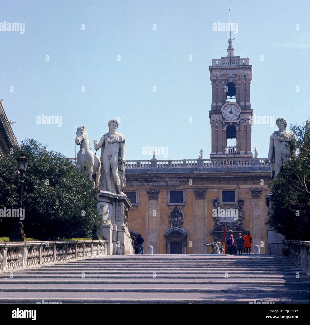 VISTA EL CAPITOLIO DESDE LA CORDONATA CAPITOLINA - FOTO AÑOS 60 ...