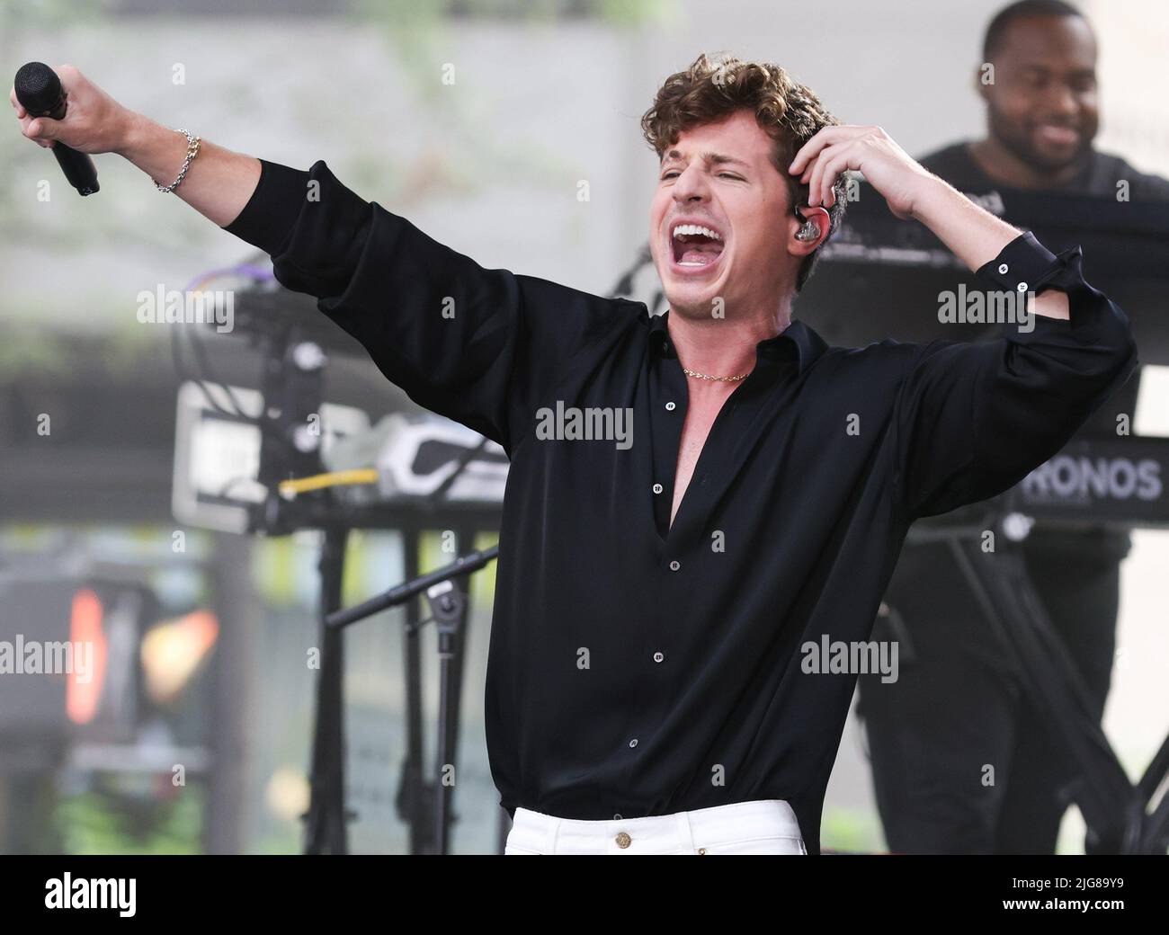 New York, NY, USA. 8th July, 2022. Charlie Puth on stage for NBC Today ...