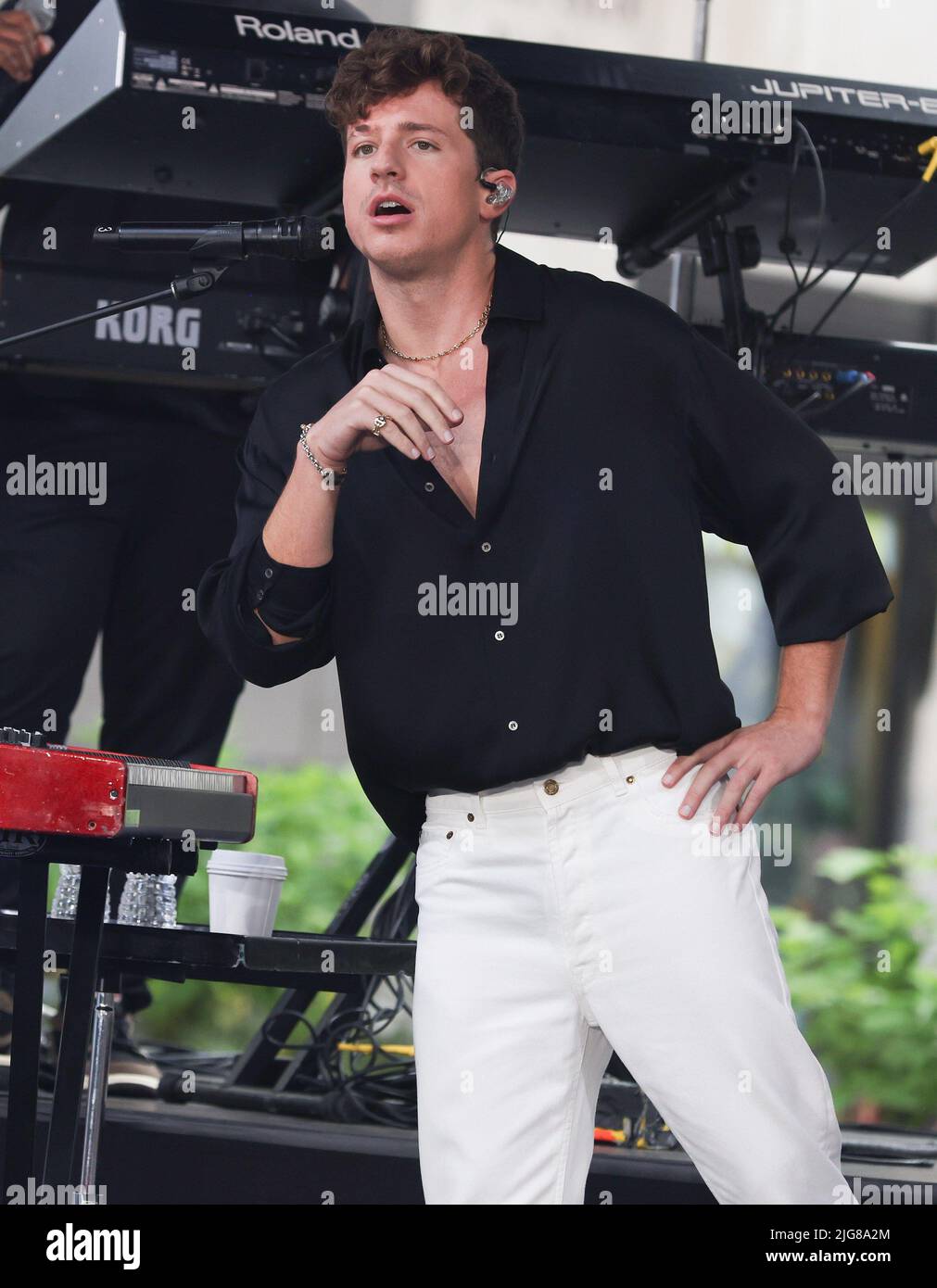 New York, NY, USA. 8th July, 2022. Charlie Puth on stage for NBC Today ...