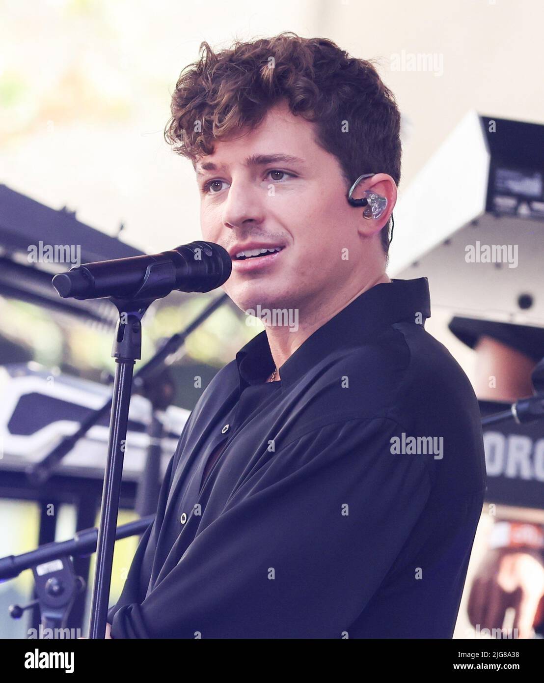 New York, NY, USA. 8th July, 2022. Charlie Puth on stage for NBC Today ...