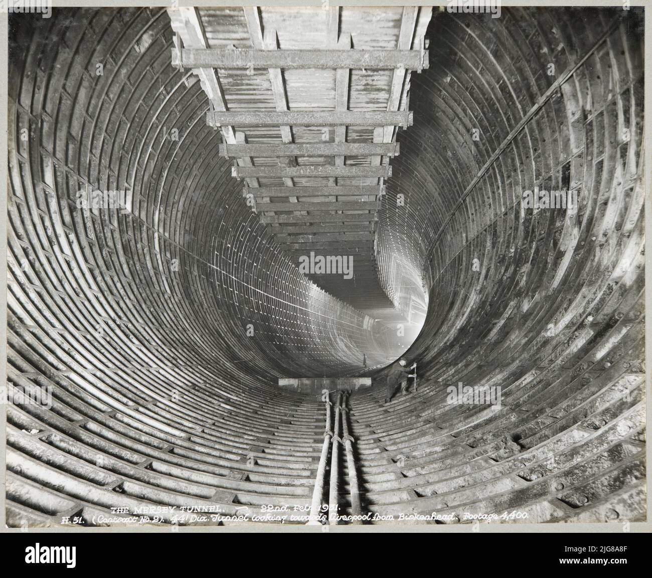 Tunnel showing cast iron lining hi-res stock photography and images - Alamy
