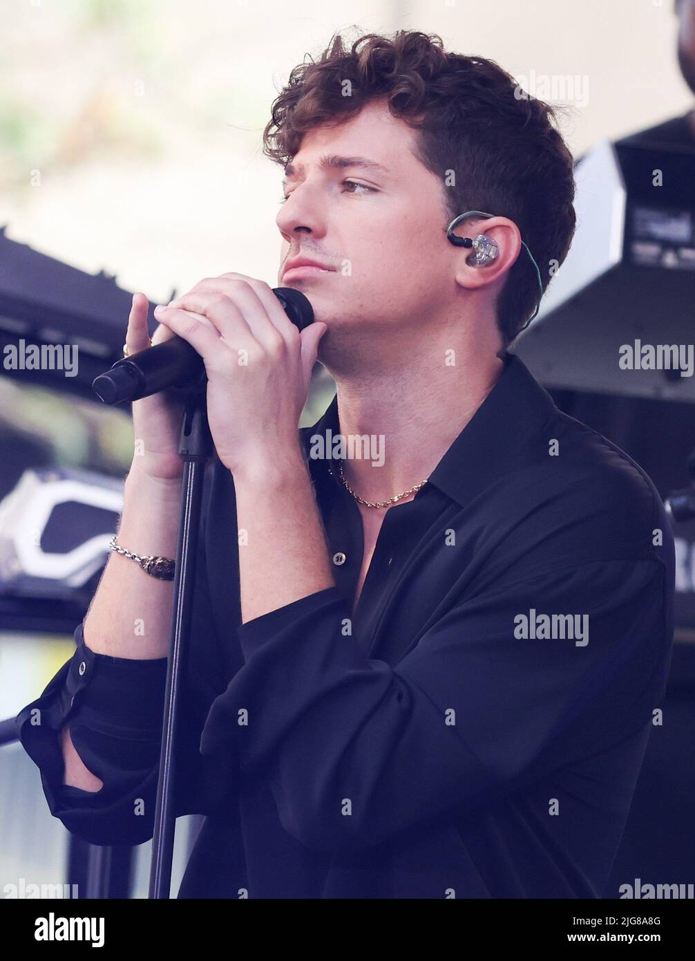 New York, NY, USA. 8th July, 2022. Charlie Puth on stage for NBC Today ...