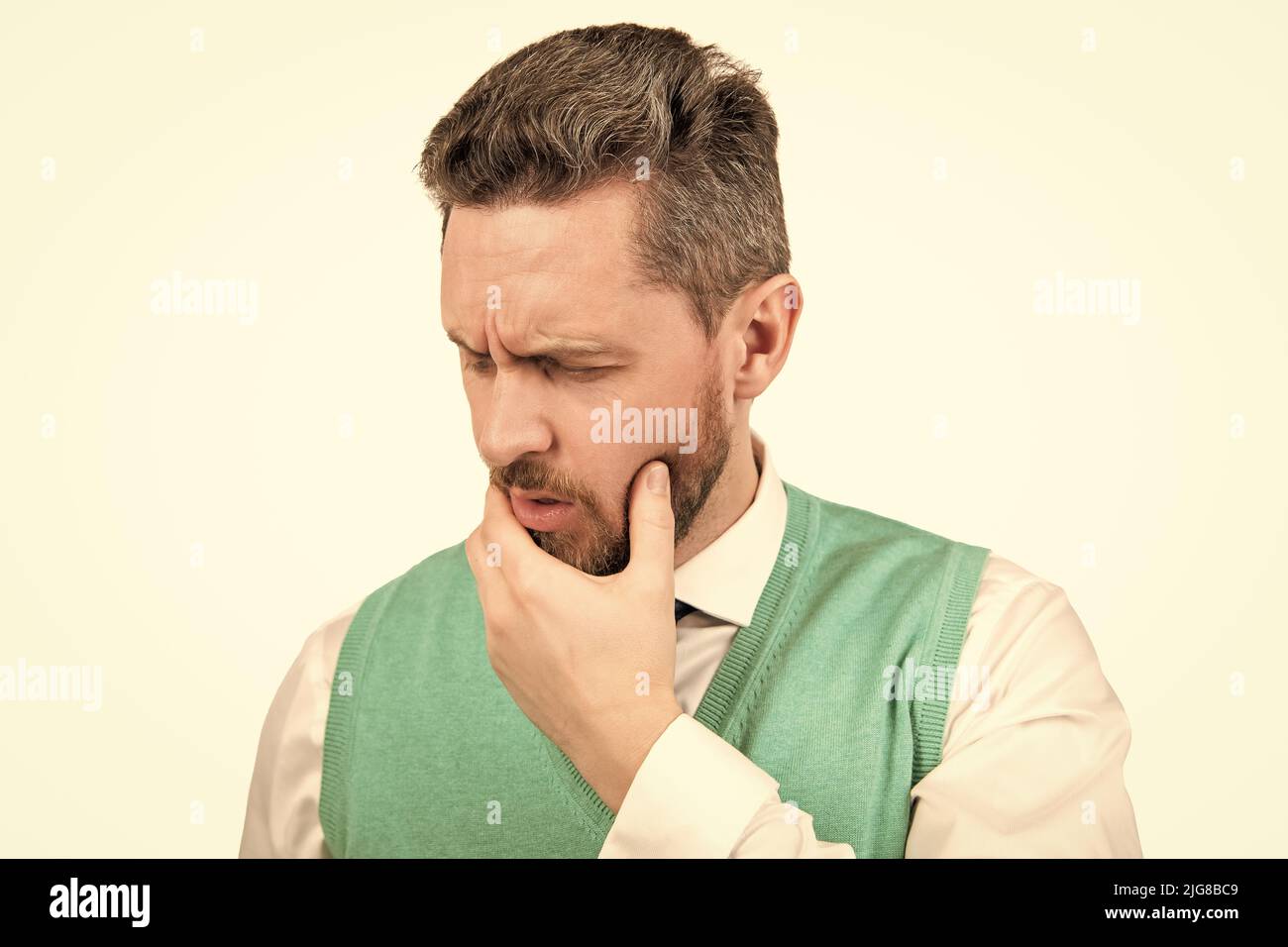 Man pain sore toothache hi-res stock photography and images - Alamy