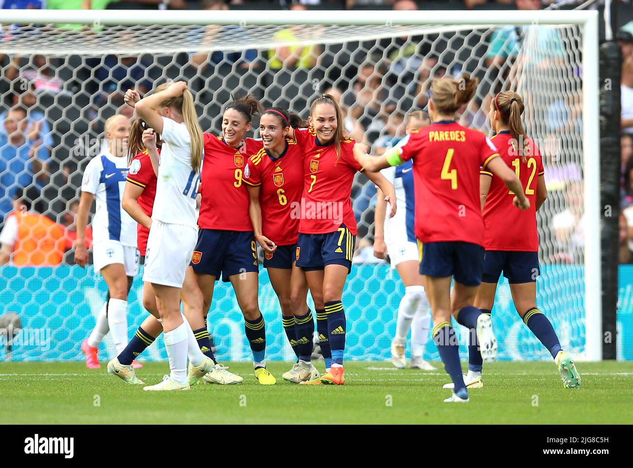 Aitana bonmati goal celebration hi-res stock photography and images - Alamy