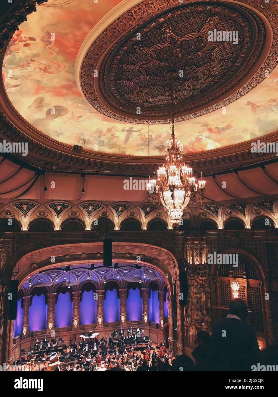 A vertical shot of a concert hall in Vancouver Stock Photo - Alamy