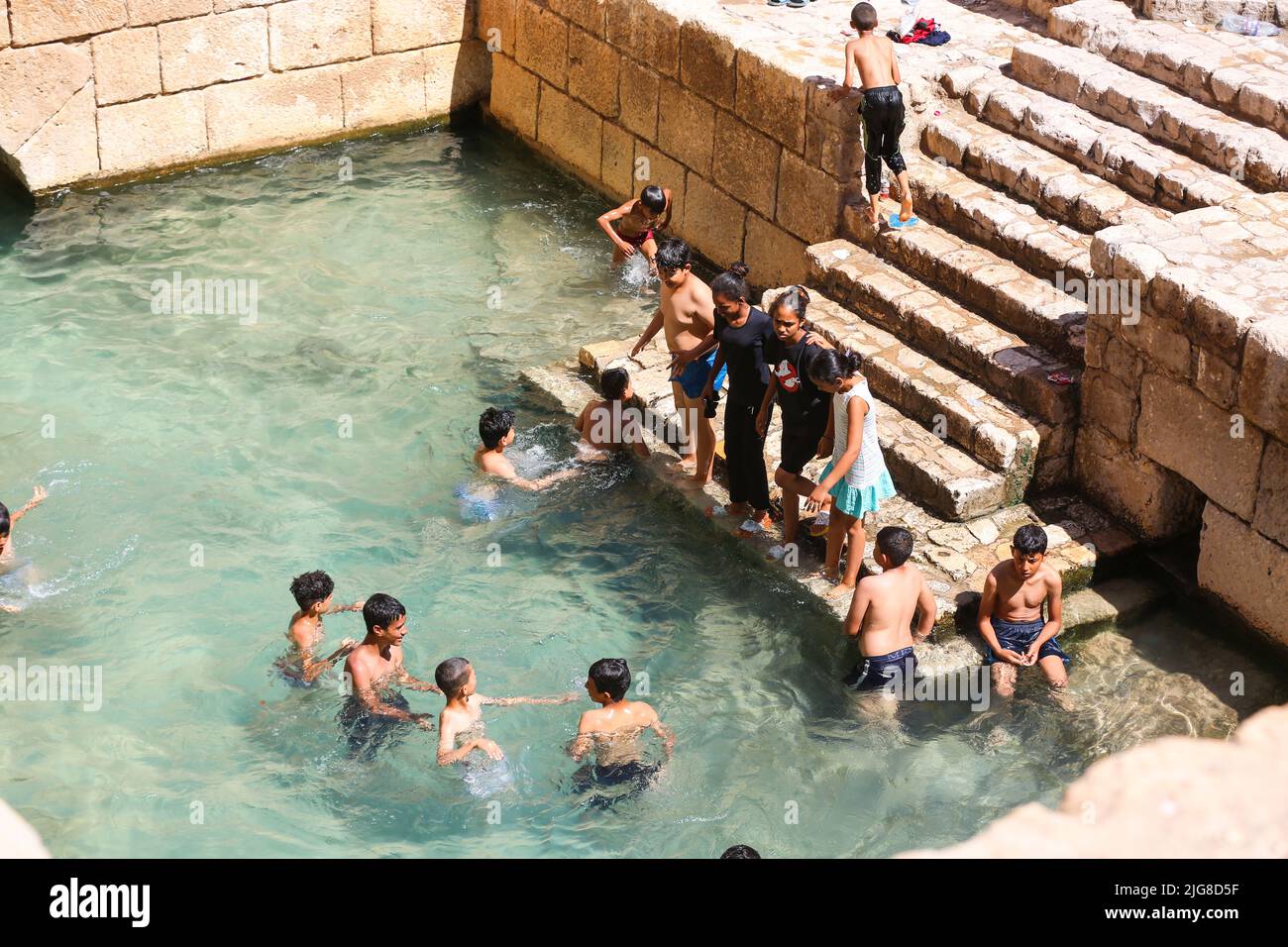 The smaller of the Roman basins is considered a school for learning to ...