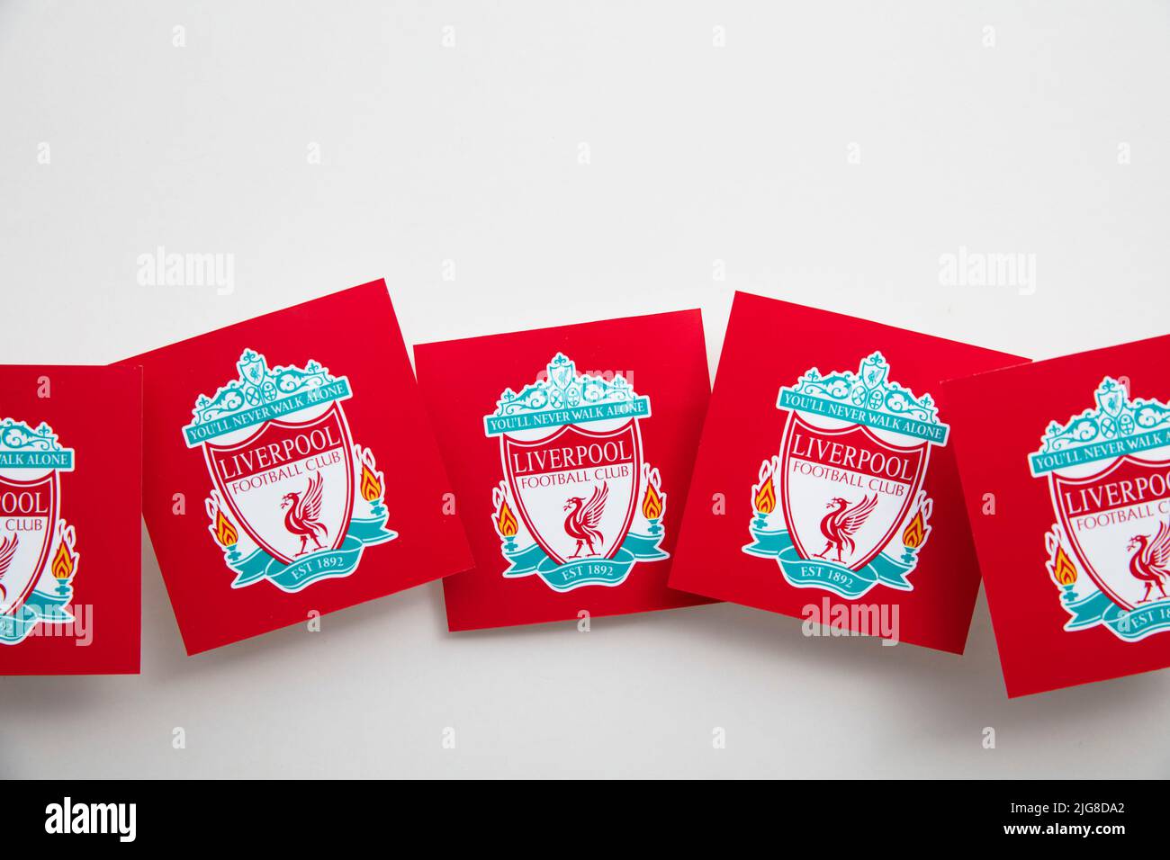 Liverpool fc football club team hi-res stock photography and images - Alamy