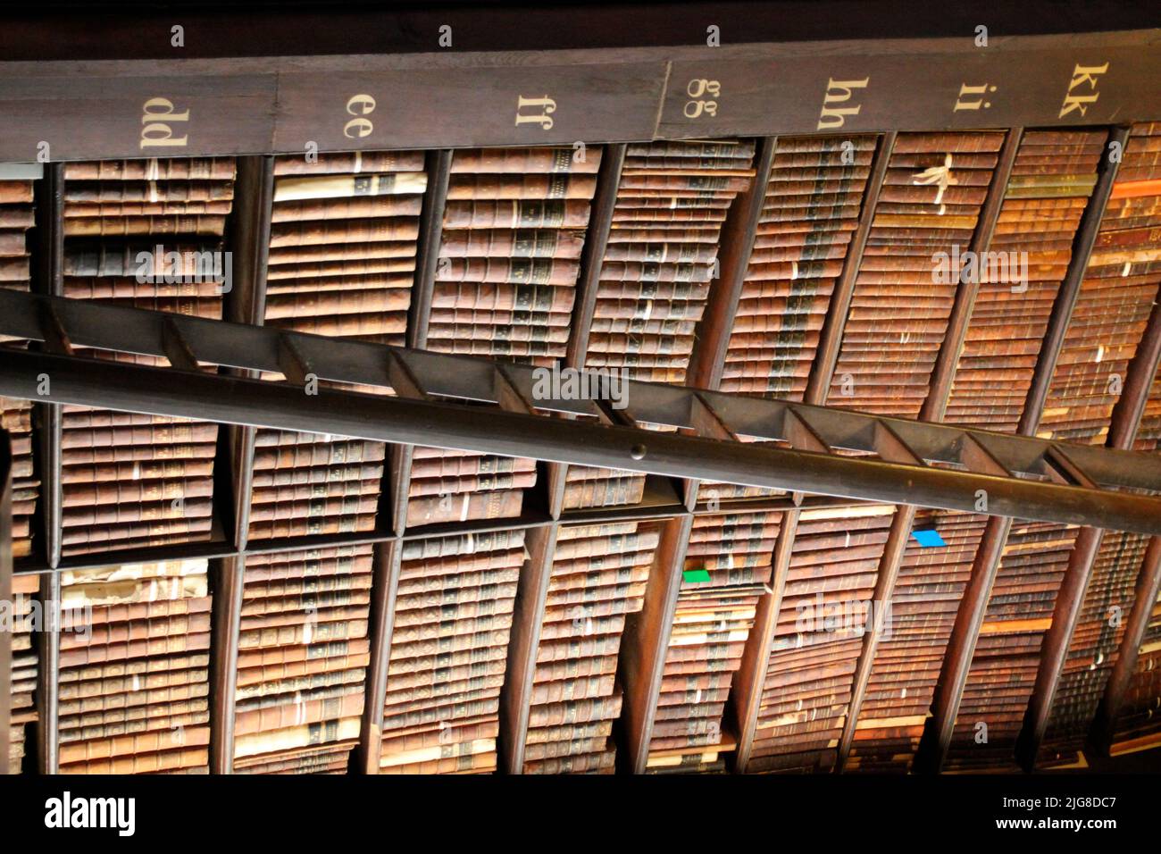 Ireland, Dublin, Trinity College, Old Library building, Long Room ...