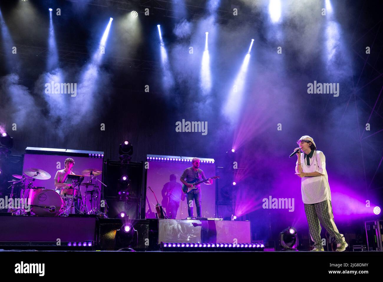Rome, Italy. 06th July, 2022. (7/6/2022) Concert of Italian singer ...