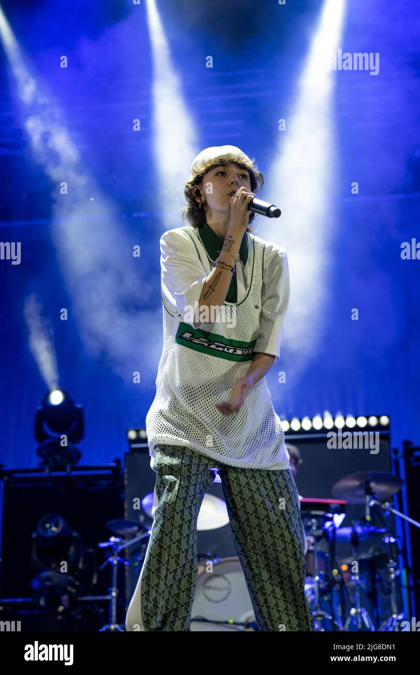 Rome, Italy. 06th July, 2022. (7/6/2022) Concert of Italian singer ...