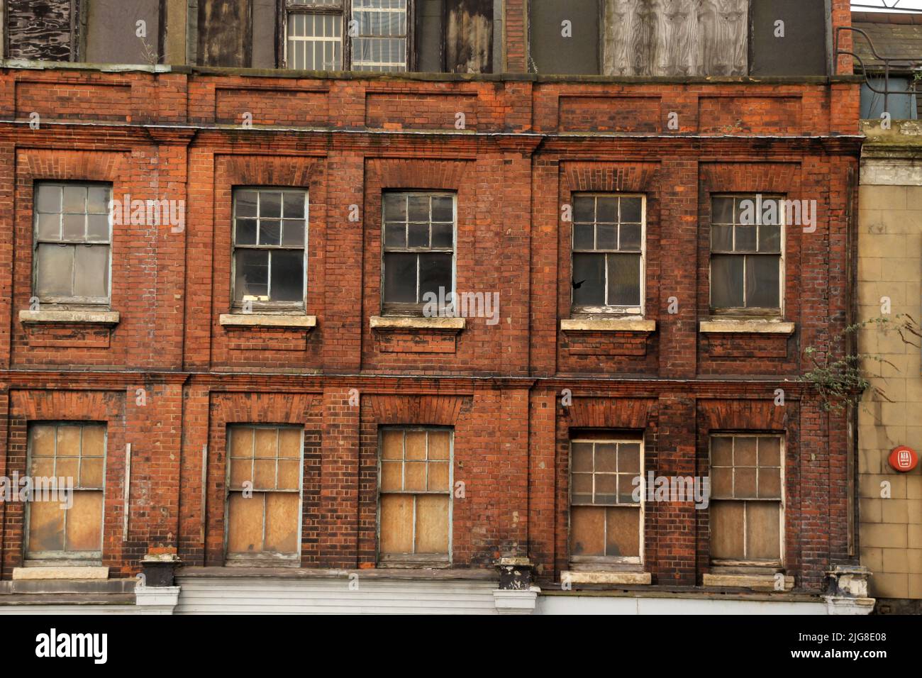 The view of a part of the city building facade walls -vintage exterior ...