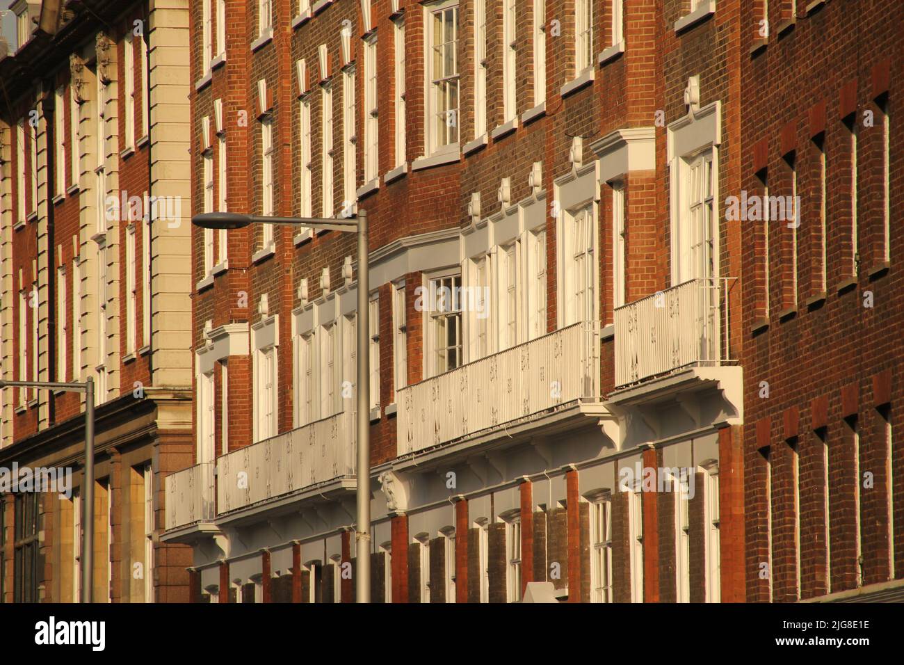 The view of a part of the city building facade walls -vintage exterior ...