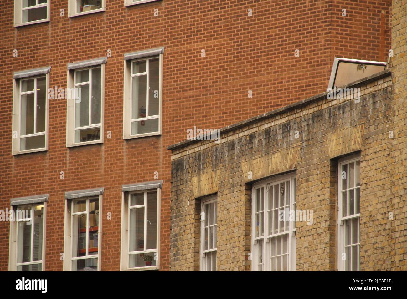The view of a part of the city building facade walls -vintage exterior ...