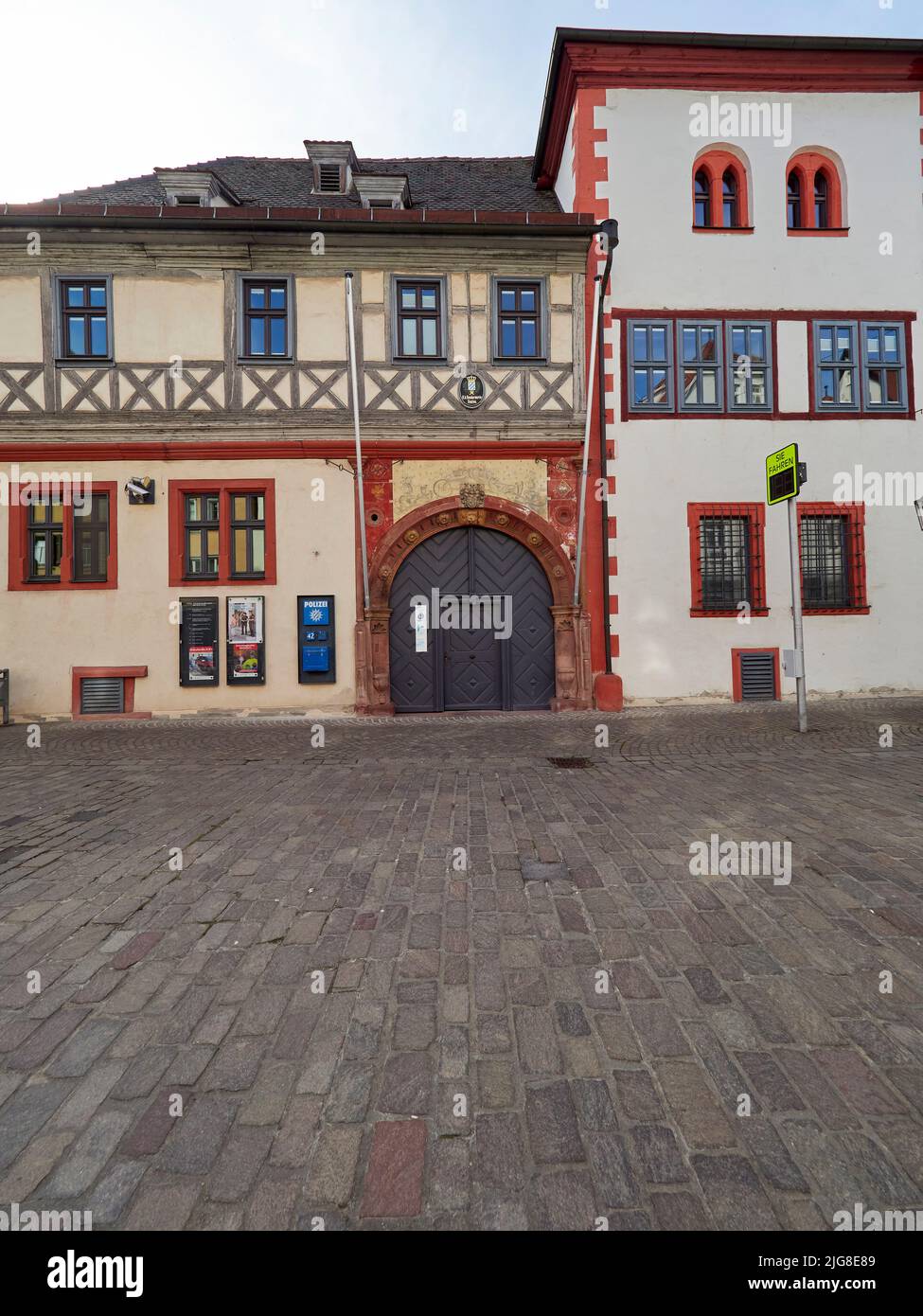 Historic town center of Karlstadt am Main, Main-Spessart County, Lower ...