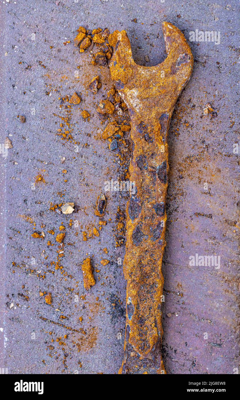 Rusty key rusted, still life Stock Photo - Alamy