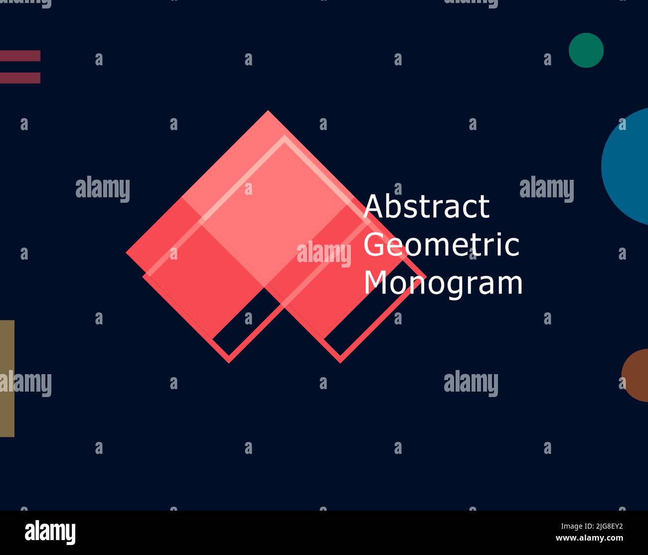 Abstract geometric letter A graphic concept. Color unusual shape for ...