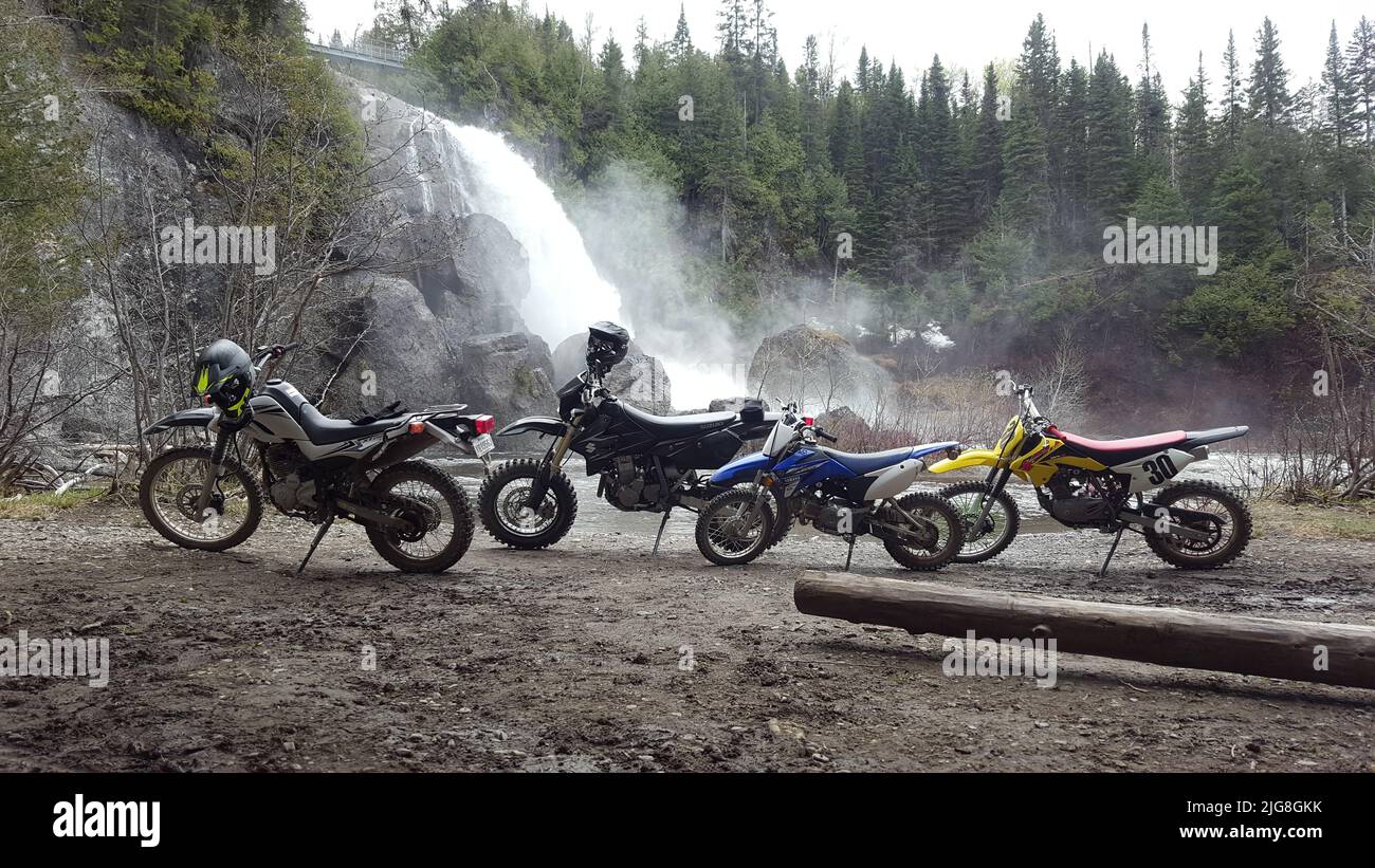 Motorcycles in nature hi-res stock photography and images - Alamy