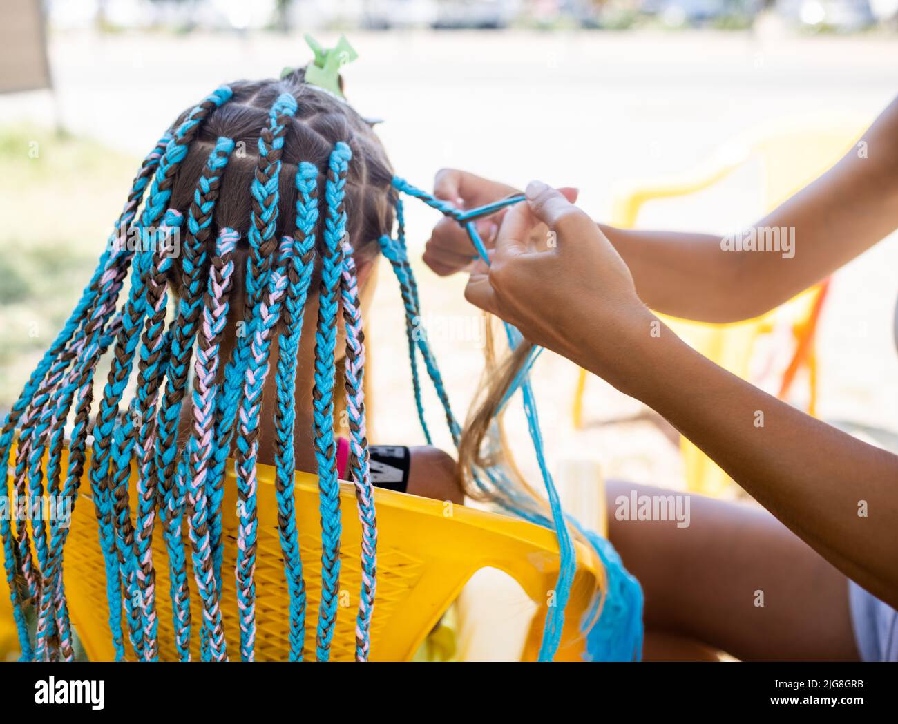 Braiding on the beach hi-res stock photography and images - Alamy